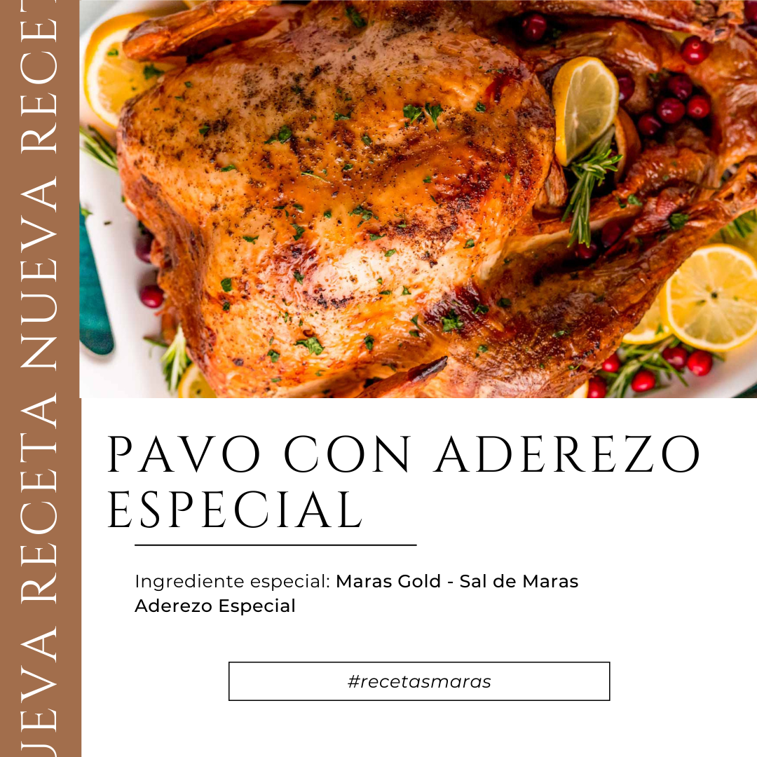 Pavo con Aderezo Especial – MARAS GOLD